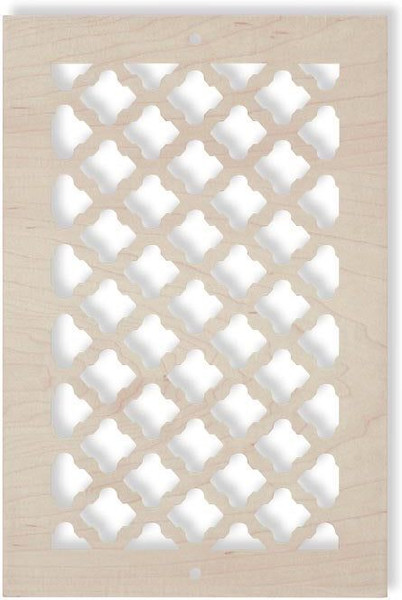 Custom Venty Pattern Vent Cover Return in paint grade maple - 6.25" x 8 ...