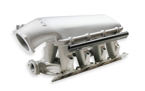 Holley Systemax 5.0 Intake, Carbon Black Ceramic Coated, 300-72BK ...