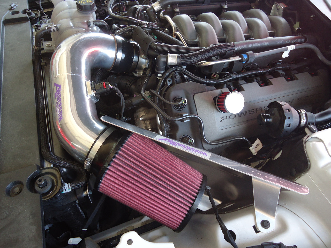 0135A Anderson Power Pipe® for 2011 - 2014 Mustang GT 5.0, Naturally ...