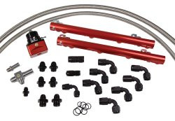 Anderson Fuel Rail Kit Package 86-95 Mustang w/ factory fuel lines ...