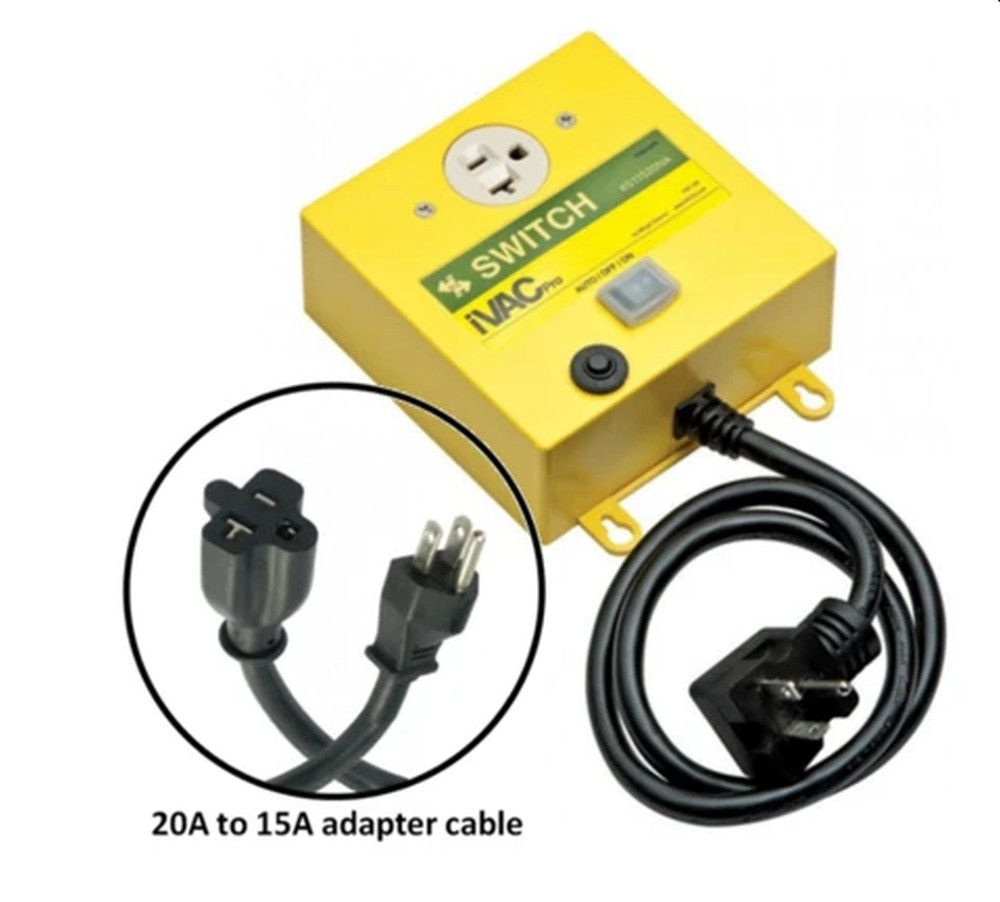 iVAC S11520-A-NA Pro Switch, 20 Amp 115 Volt Shop Vacuum Dust Collector ...