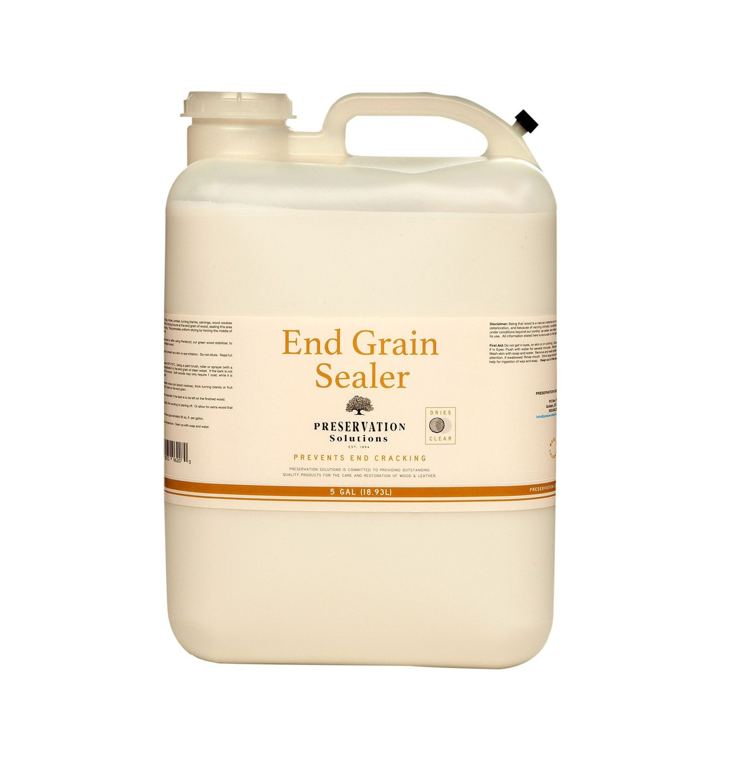 Preservation Solutions Green Wood End Grain Sealer (5 Gallon) - Viking ...