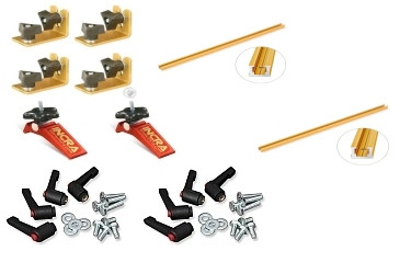 INCRA Build-It System 18" T-Track Bundle with Accessories (8 Pieces ...