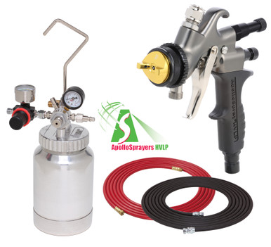 Apollo Sprayers 2 Quart Combo Package with 7700C Paint Sprayer Gun ...
