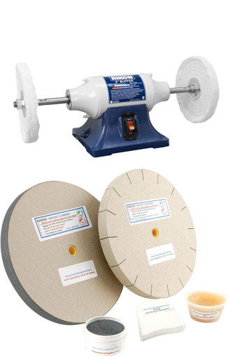 Rikon Low Speed Buffer with Razor Sharp Edgemaking Knife Blade ...