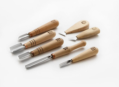 STRYI 7 piece Chip carving set for experienced carvers as well as new ...