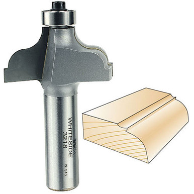 Whiteside 3218 Ogee Fillet Router Bit for Woodworking - 1/2"SH, 1/4"R ...