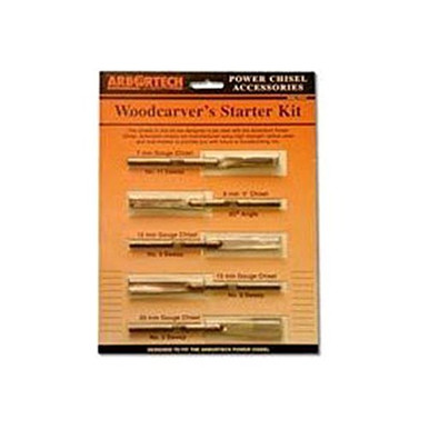 Arbortech Woodcarvers Five Piece Power Chisel Starter Kit - Viking ...