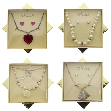 Assorted Necklace & Earring Gift Box Sets GBASST3 - Wholesale Jewelry ...