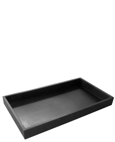 PT1- Black Standard Plastic Tray - Alfa Box Corp