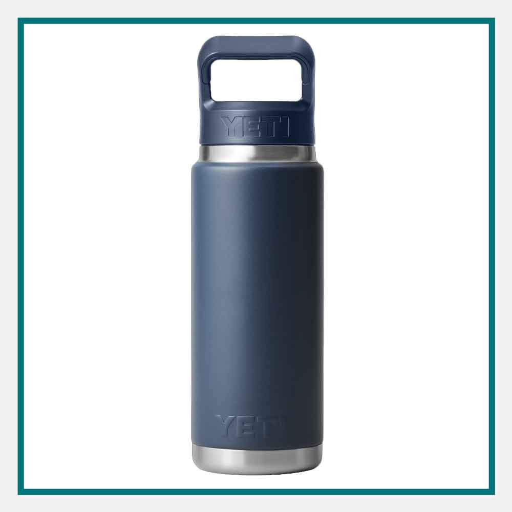 YETI 26 Oz Rambler Color-Matched Straw Cap Custom Logo | ELITE PROMO INC