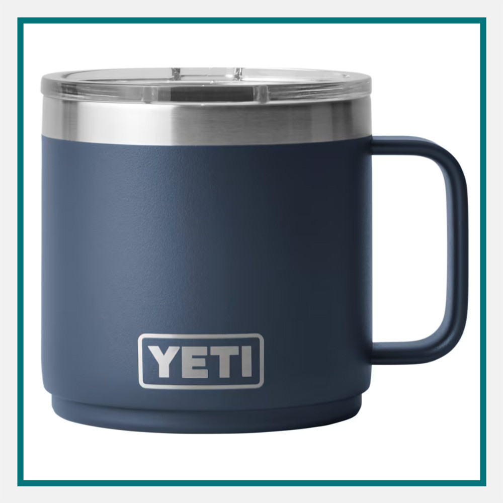 YETI 14 Oz Stackable Ceramic Lined Mug Custom Logo | Custom Printed ...