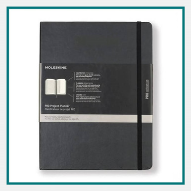 Moleskine Hard Cover Ruled XL Pro Planner Deboss | ELITE PROMO INC