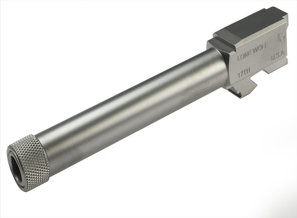 Lone Wolf Threaded Barrel for Glock 17 | LWD G17 9mm Barrel