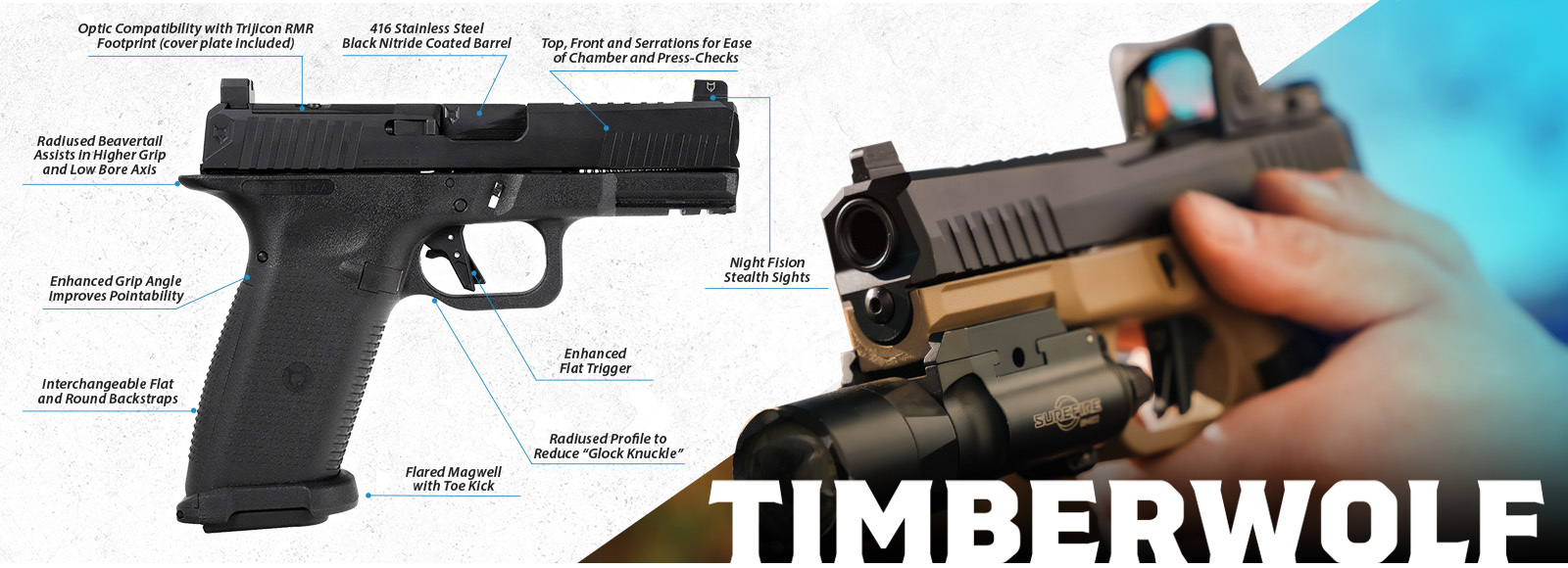 Firearms - Complete Pistols - Timberwolf Pistols® - Lone Wolf Arms