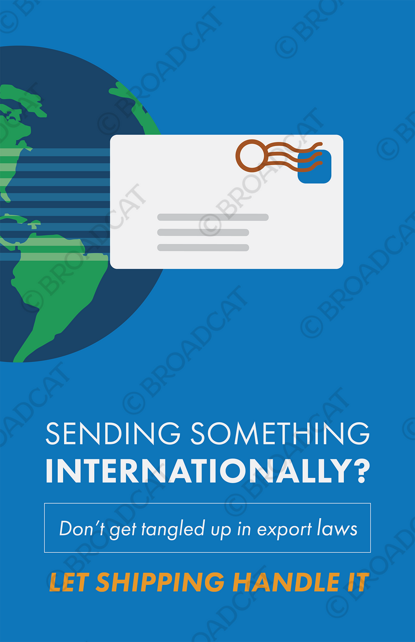 Sending something internationally? - Broadcat
