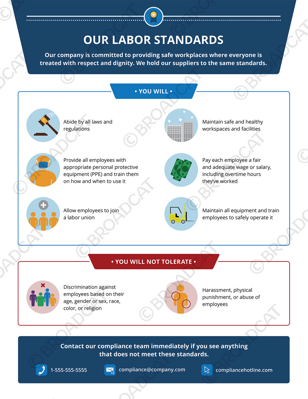 Our labor standards - Broadcat