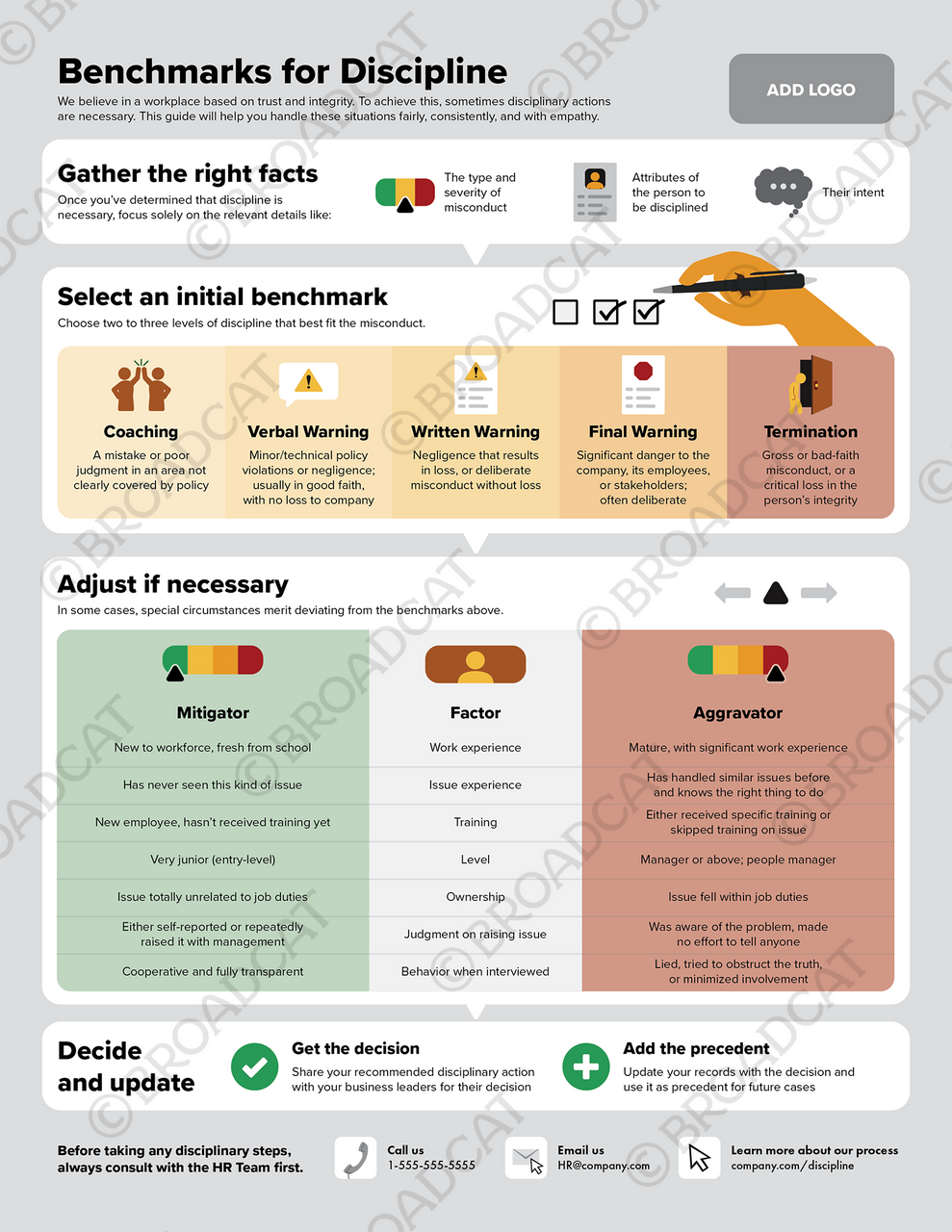 Fair and consistent discipline - Broadcat