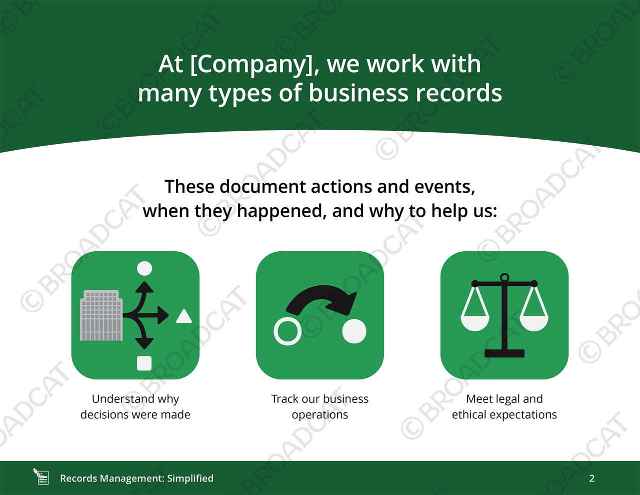 Records Management: Simplified (mini-module) - Broadcat