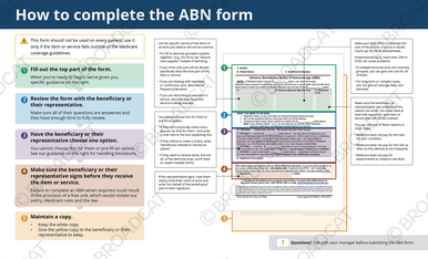 How to complete the CMS Advance Beneficiary Notice of Noncoverage (ABN ...