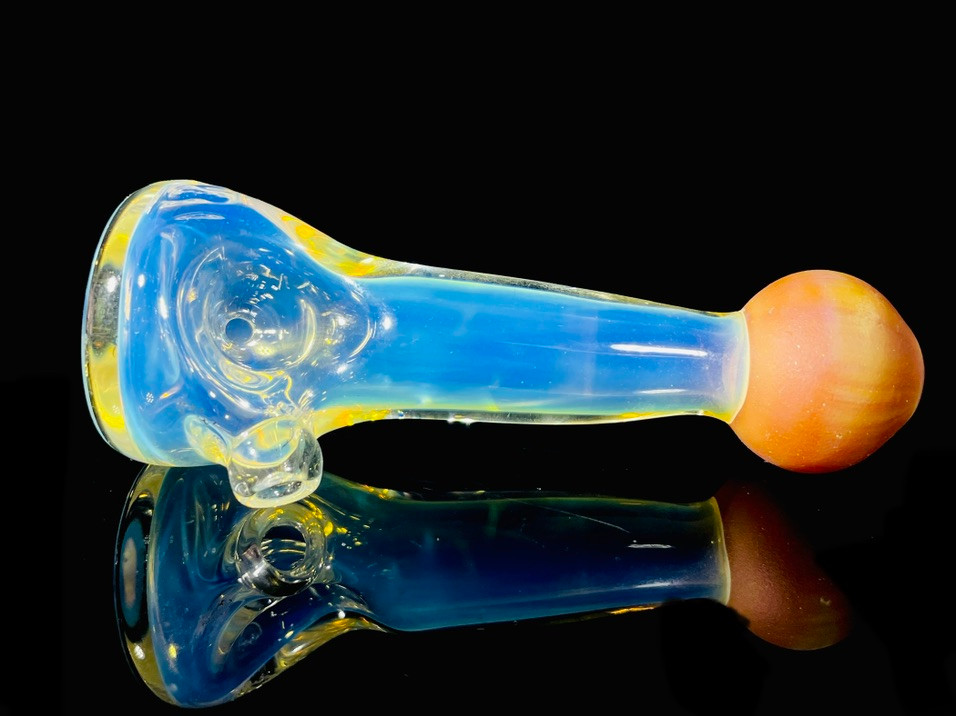 Chad G fumed mushroom pipe #1 - Many Clouds Smoke Shop