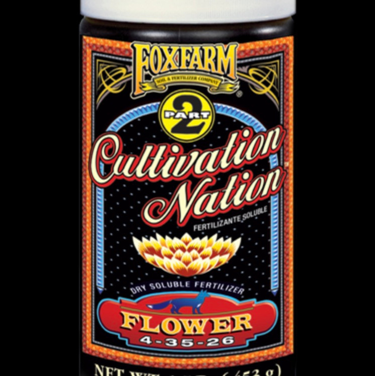 Fox farm cultivation nation flower 1lb - Many Clouds Smoke Shop