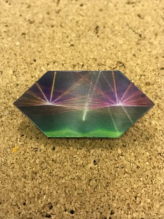 Laser Lightshow Holographic Pin