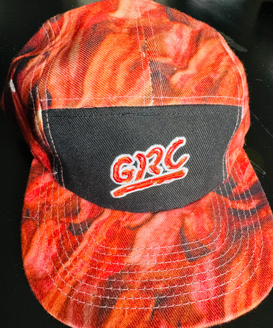 GRC Red Wavy hat size SnapBack S/M - Many Clouds Smoke Shop
