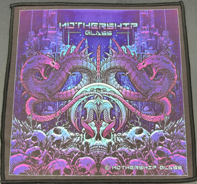 Mothership glass dab mat Snakes - Many Clouds Smoke Shop