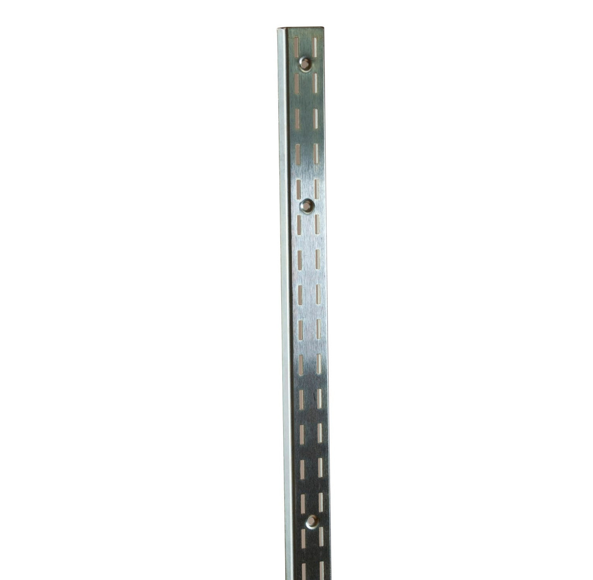 96" Double Slotted Standard With 1/2" Slots On 1" Center | Satin Zinc ...