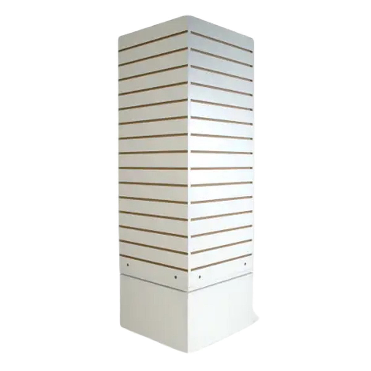 Four Sided Revolving Slatwall Display Fixture | 24"W x 60"H