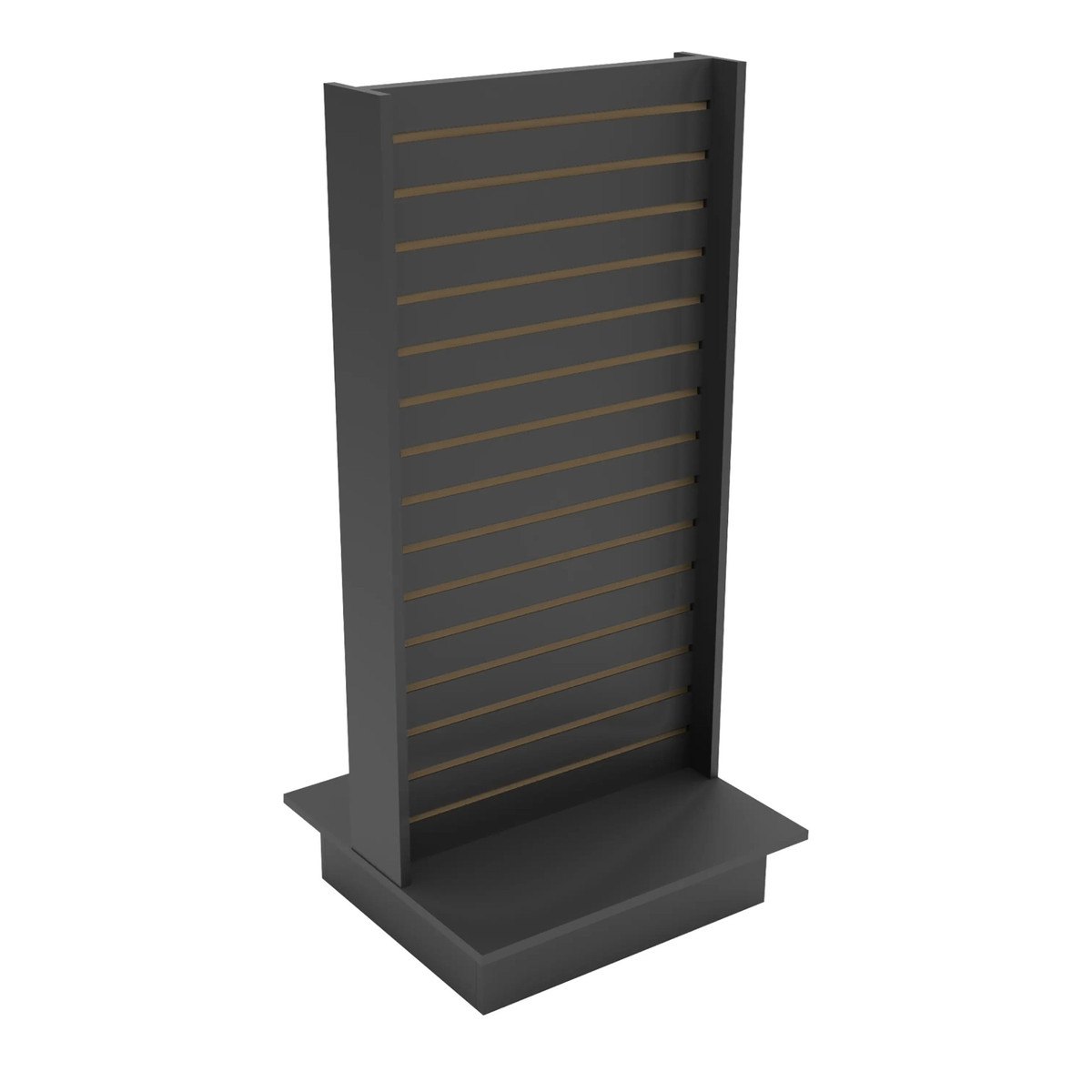Double Sided Slatwall Display Fixture | 24"W x 56"H