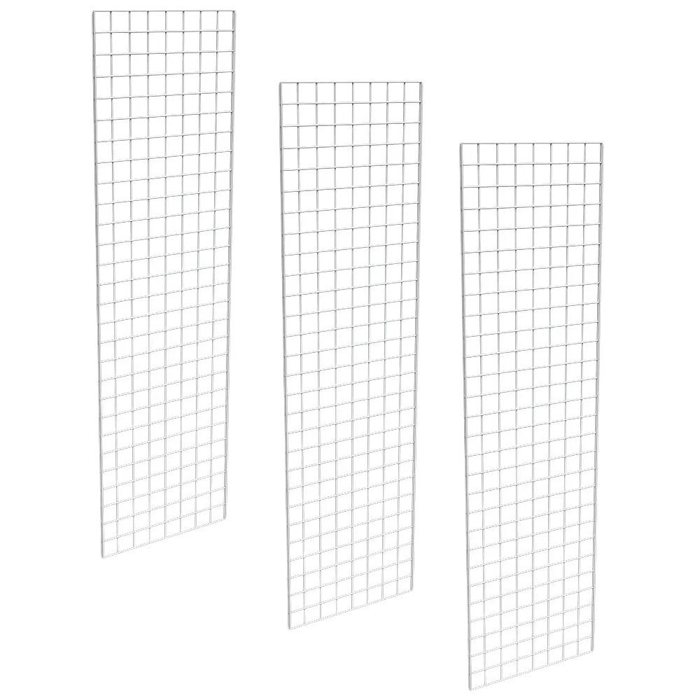 2' X 7' Gridwall Panels | White