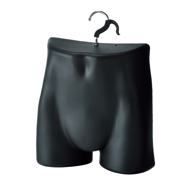Male Lower Torso Hip Hanging Display Form | Black
