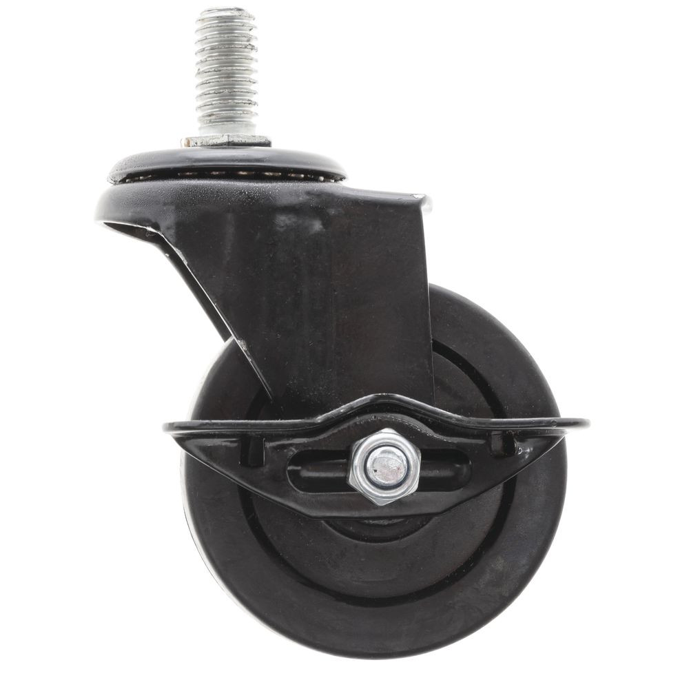 3 Locking Caster | Black Pipeline Collection | Product Display Solutions