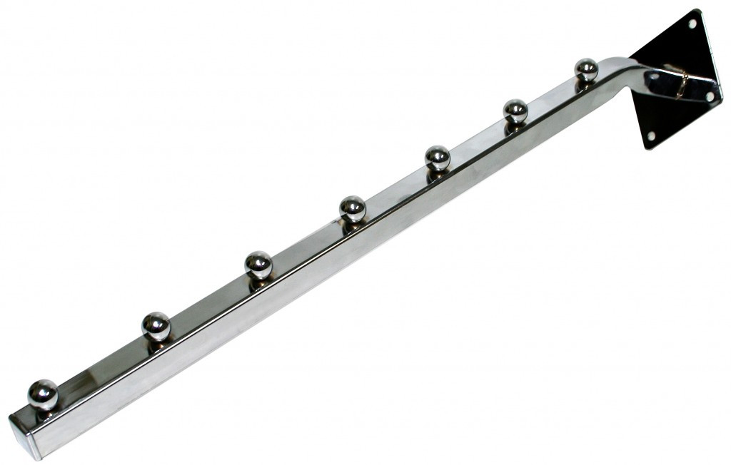 16" Long Wall Mount Faceout with 7 Retaining Studs