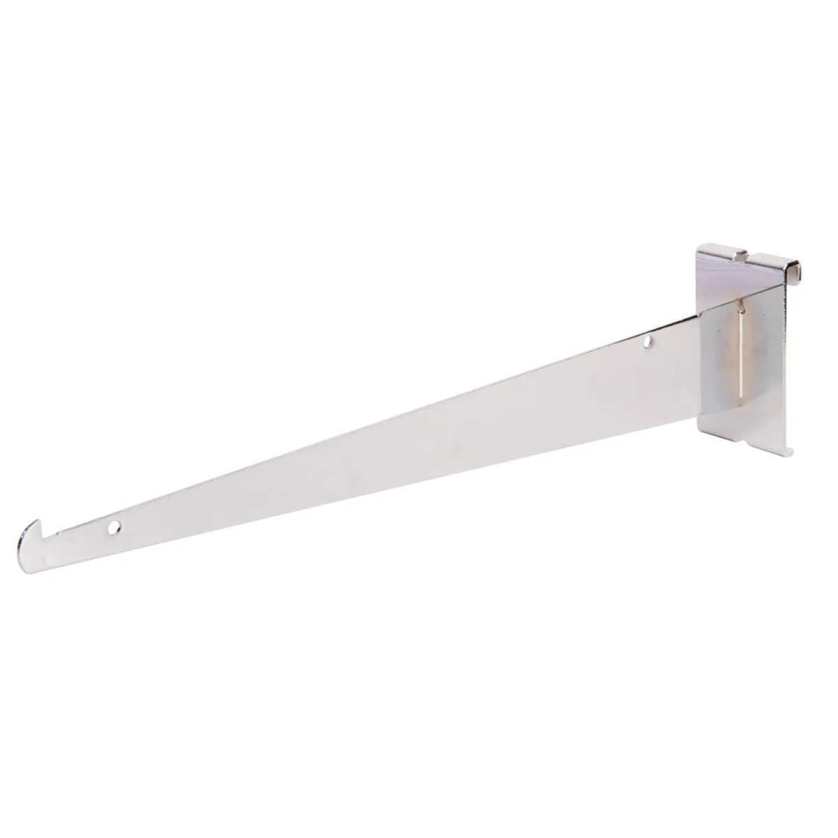 12" Gridwall Shelf Brackets | White