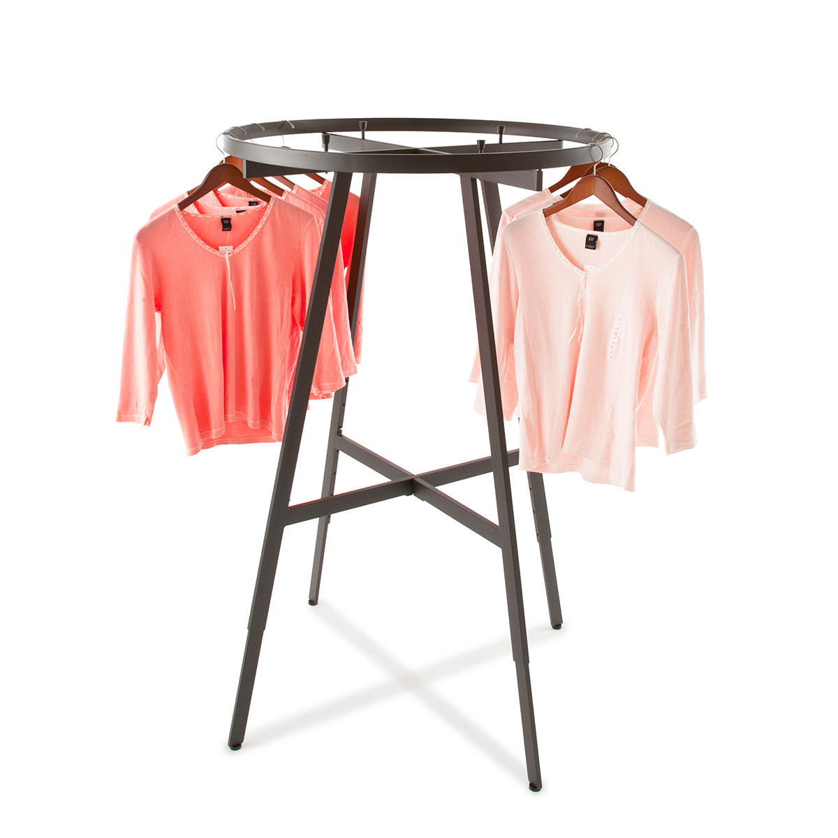 36" Round Clothes Racks | Product Display Solutions