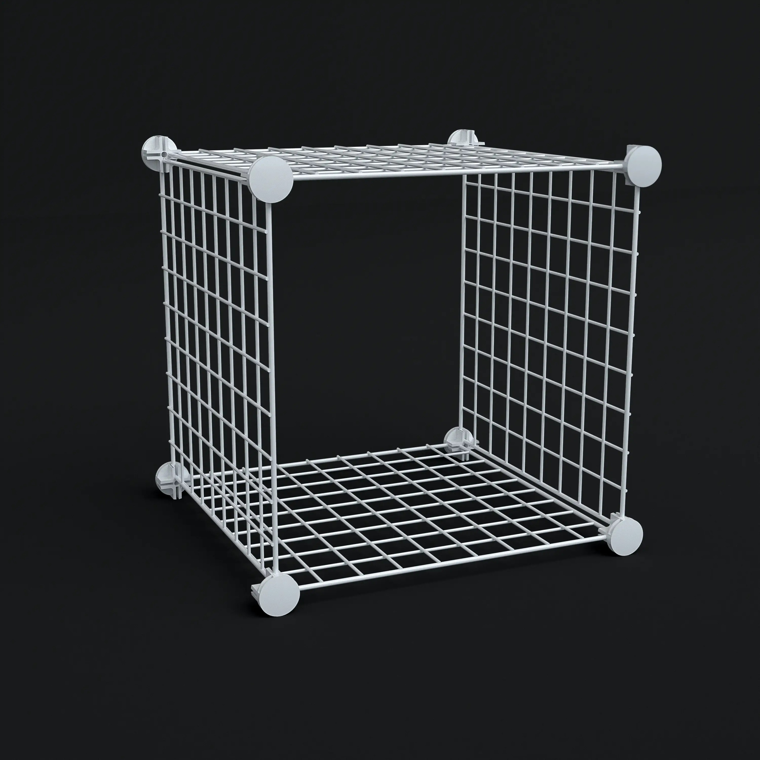 Plastic Connectors For Mini Grid Panels | White