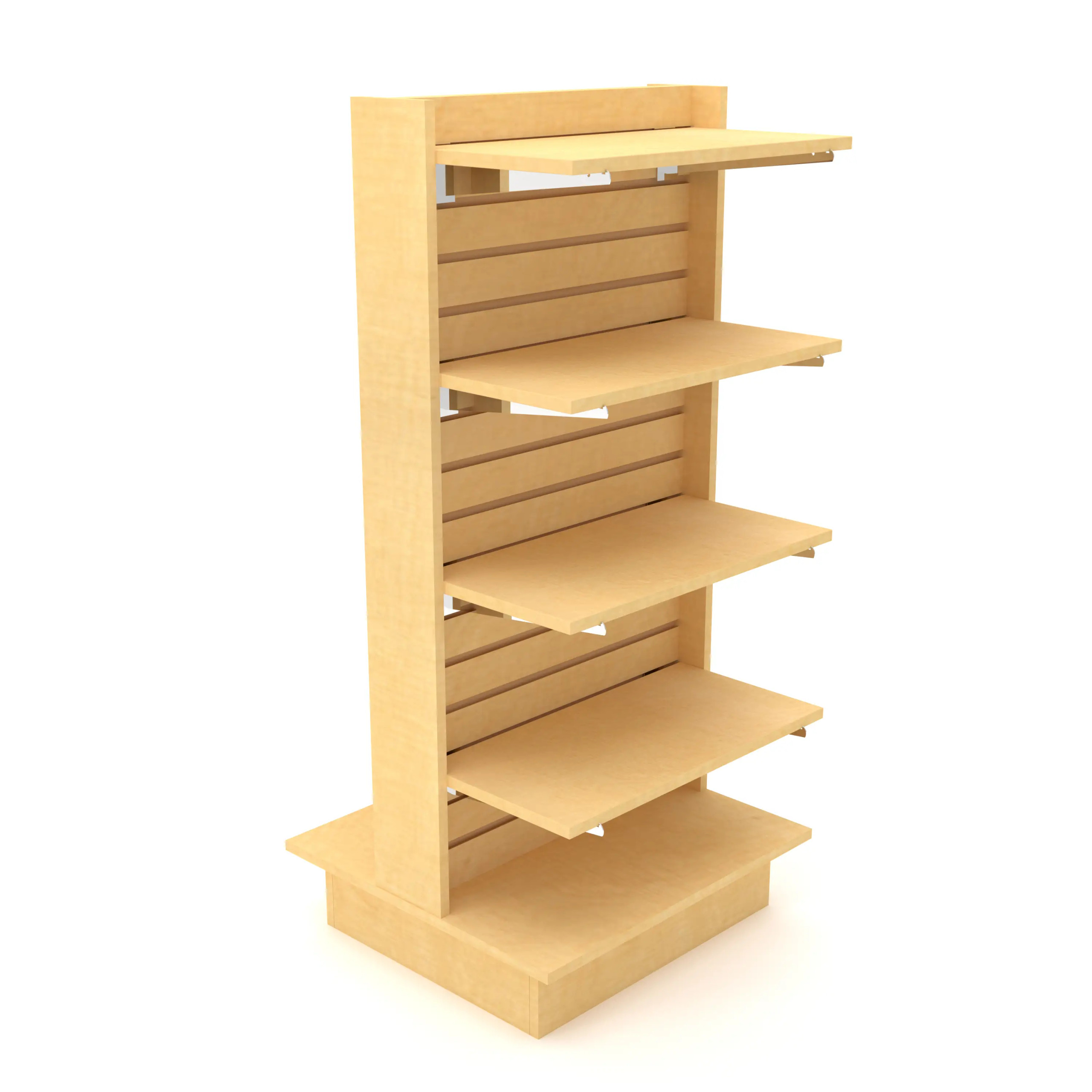 Double Sided Slatwall Display Fixture | 24"W x 56"H