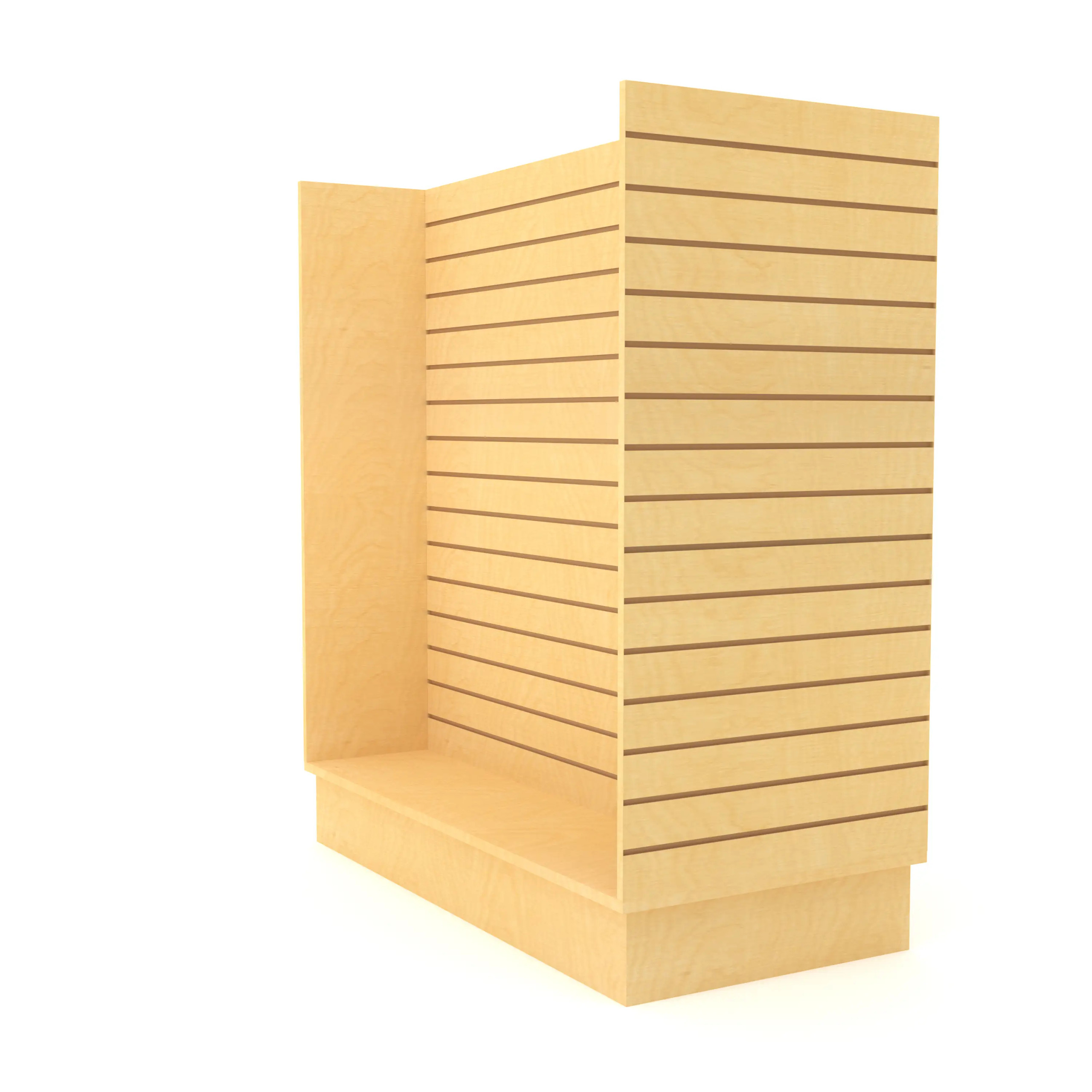 Slatwall Gondola Display Fixture | 24"W x 49"D x 54"H | Prdouct Display ...