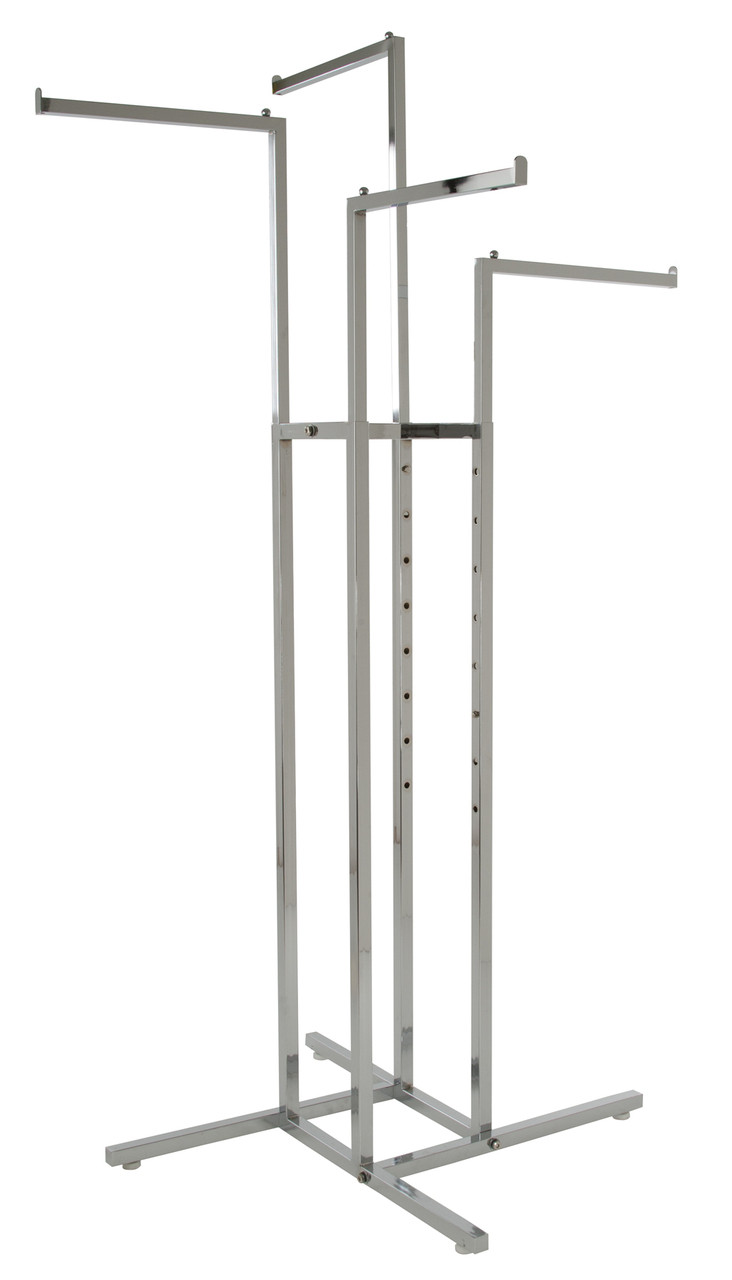 4-Way Garment Racks | Product Display Solutions
