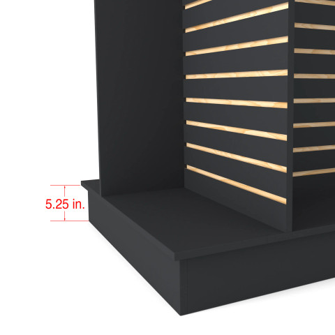 4 Sided Slatwall Display Fixture | 36"W x 54"H | Prdouct Display Solutions