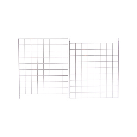 2' X 7' Portable Gridwall Panels | Chrome