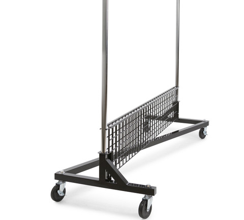 Z Rack Bottom Folding Shelf | Black | Product Display Solutions