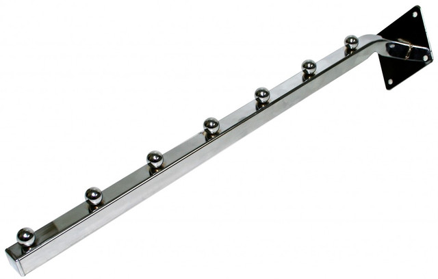 16" Long Wall Mount Faceout with 7 Retaining Studs