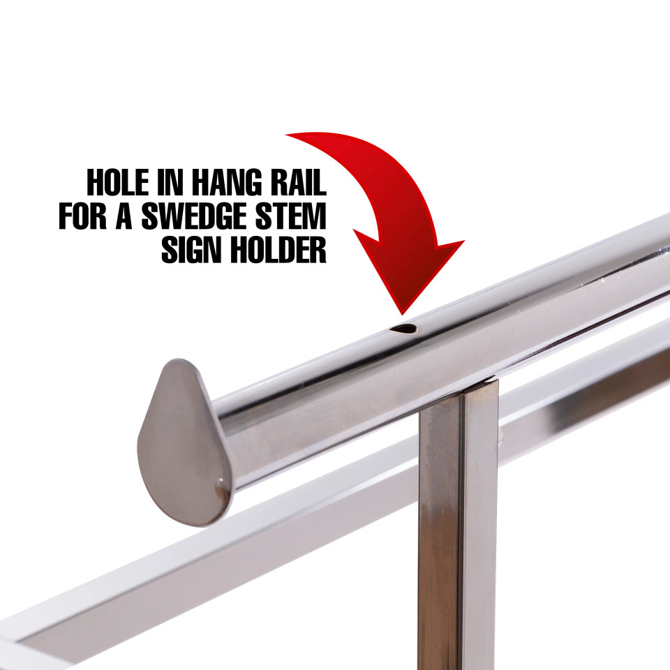 Double Bar Clothing Rack | Product Display Solutions