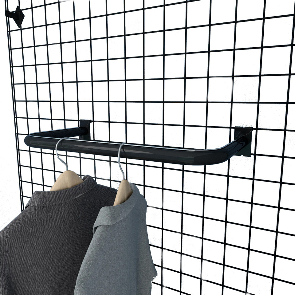 Gridwall Hangrails | Grid Hangrail Brackets | Hangrail Tubing