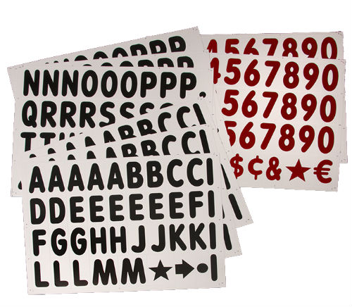 Sign Board Letters And Numbers Digital Red Letters Numbers Display