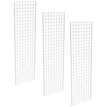 2' X 7' Gridwall Panels | White